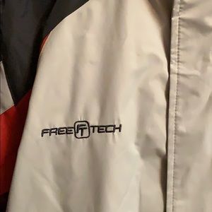 Free Tech | Jackets & Coats | Free Tech Rain Jacket Zipper With Velcro ...